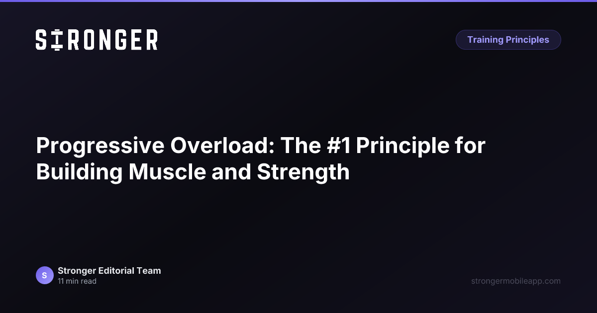 Progressive Overload: The #1 Principle for Building Muscle and Strength ...
